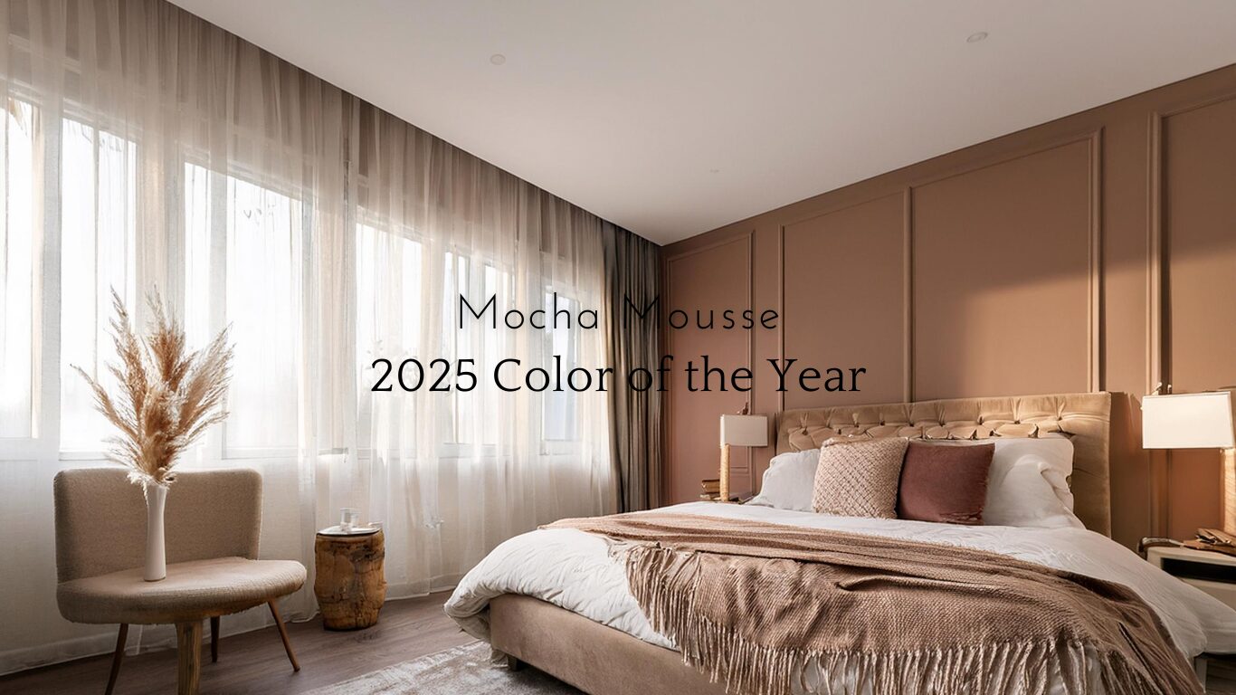 Warm Up Your Walls: Creating a Winter Retreat with Mocha Mousse Accent ...